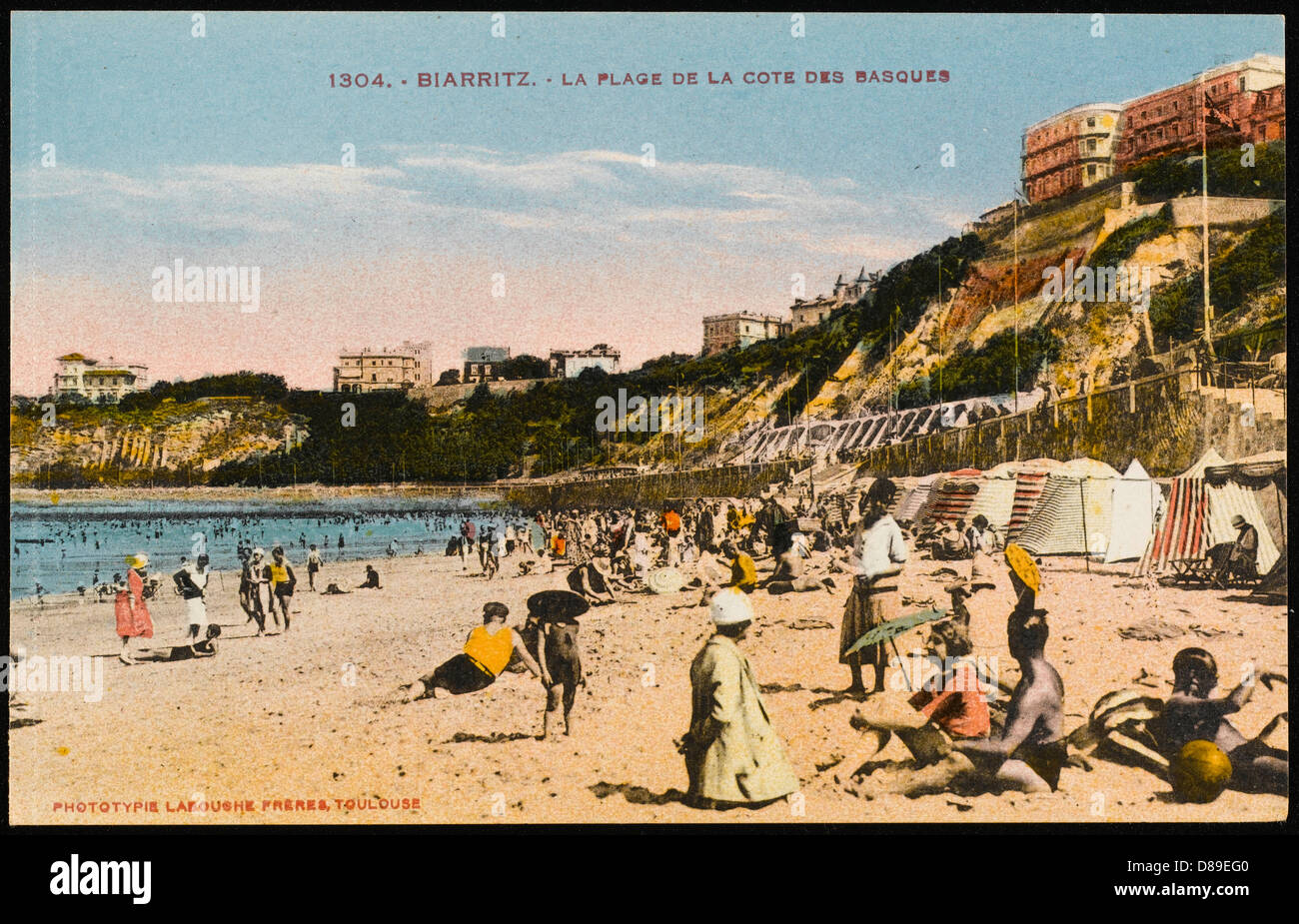 Cote de basque beach hi-res stock photography and images - Alamy
