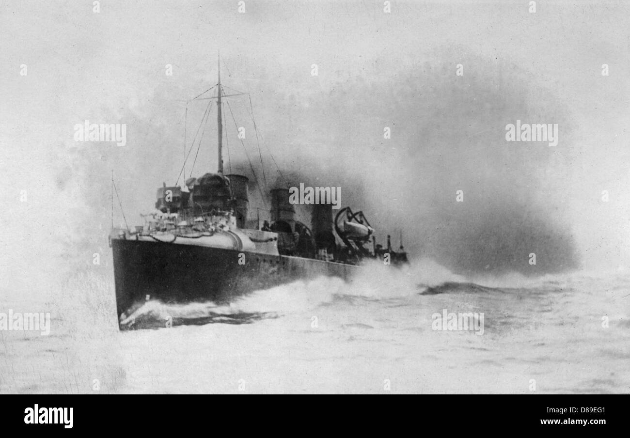 Royal navy torpedo boat destroyer hi-res stock photography and images ...