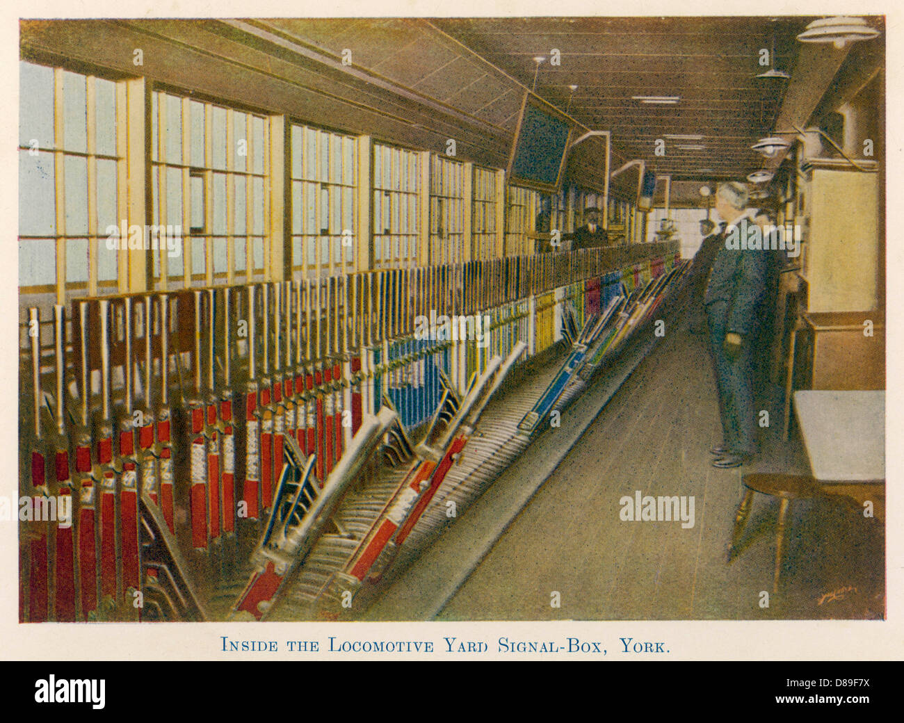 Signal Box at York Stock Photo - Alamy