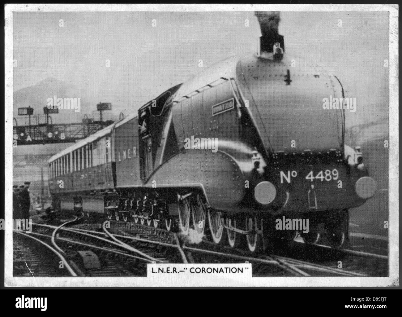 London north eastern railway lner train Black and White Stock Photos ...