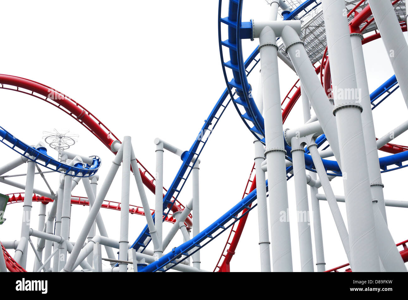 Roller coaster track curve hi-res stock photography and images - Alamy