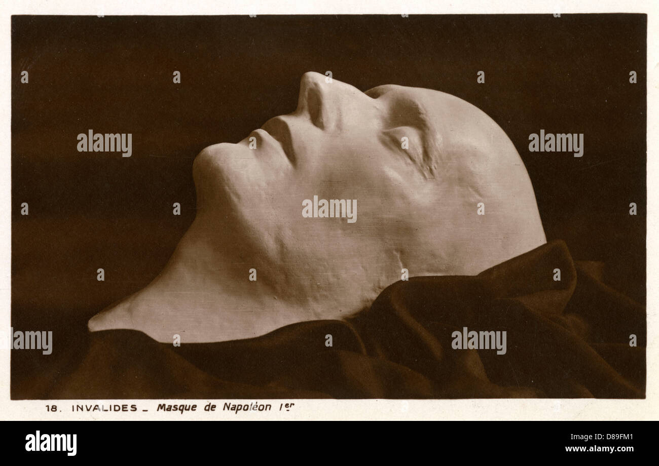 NAPOLEON DEATH MASK Stock Photo - Alamy