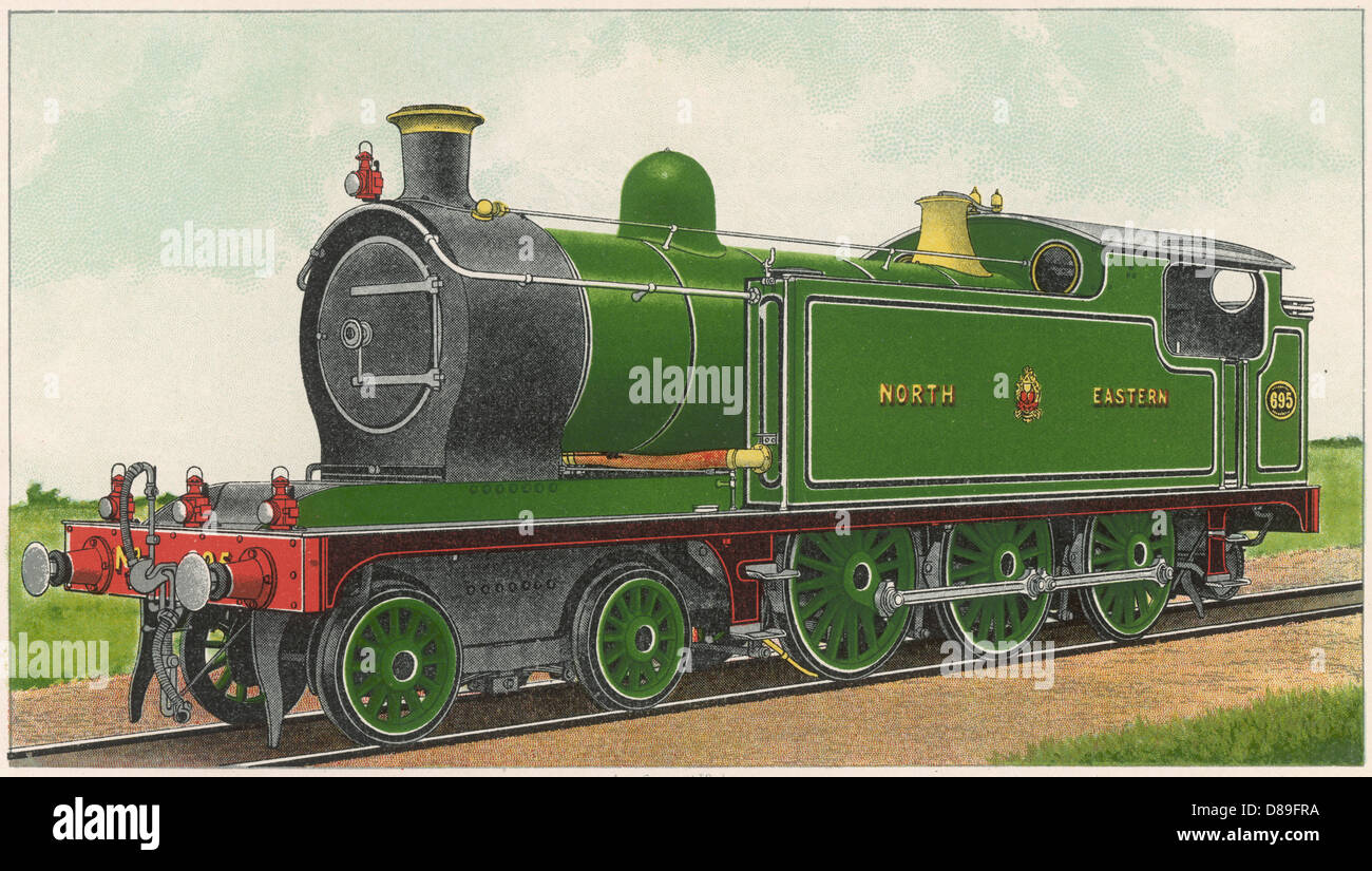 North Eastern Railway Loco Stock Photo - Alamy