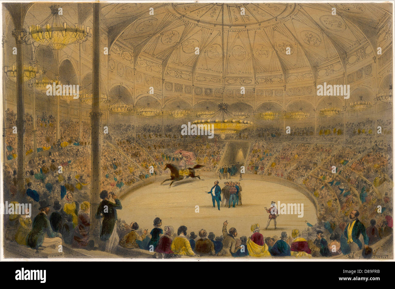 Horse circus 19th century hi-res stock photography and images - Alamy