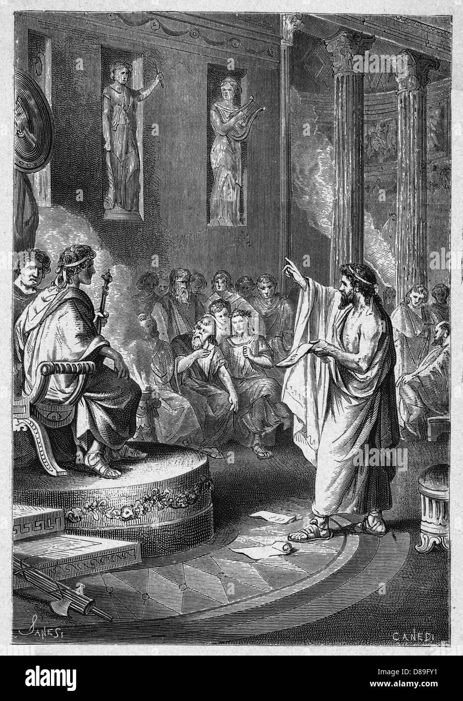 Oppian Law Opposed Stock Photo - Alamy