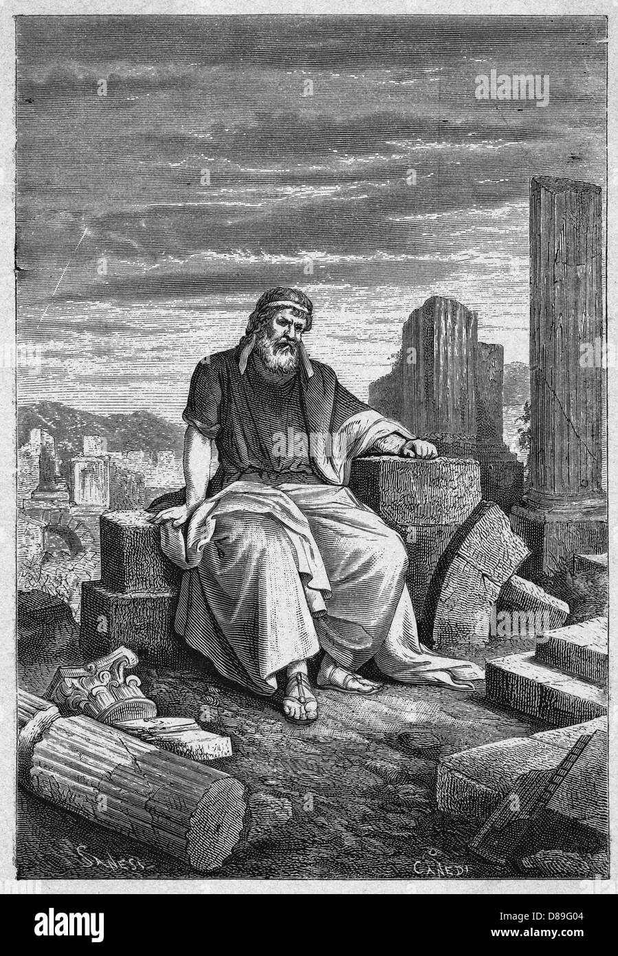 Marius At Carthage Stock Photo - Alamy