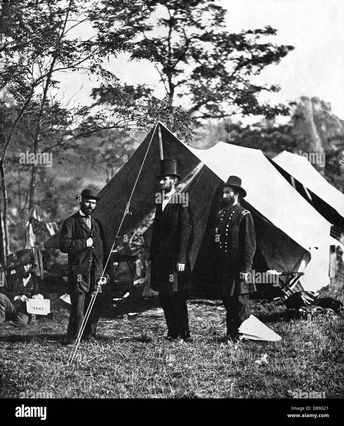 President Abraham Lincoln And Civil War Black and White Stock Photos ...