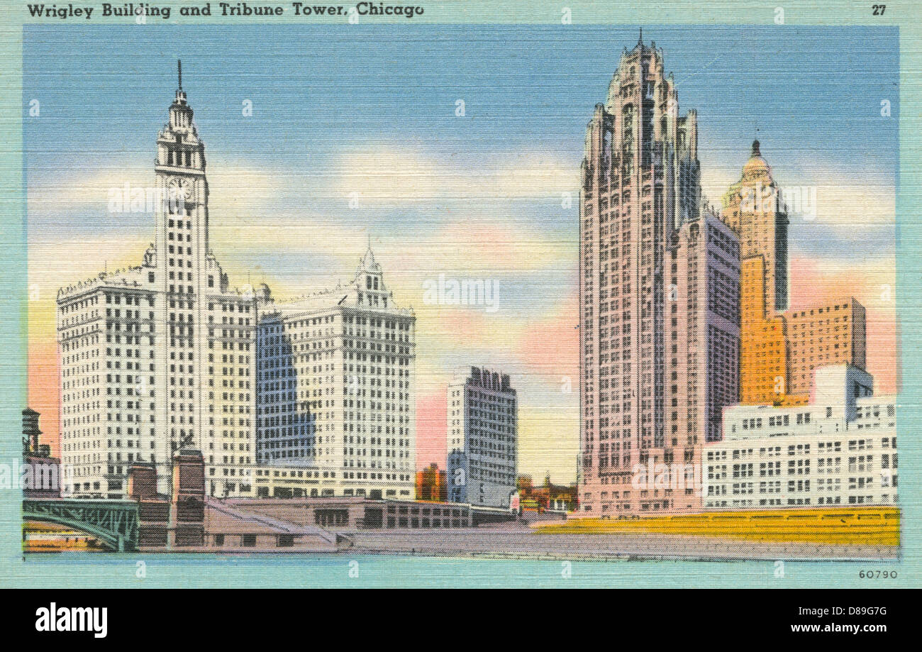 Michigan avenue chicago 1930 hi-res stock photography and images - Alamy