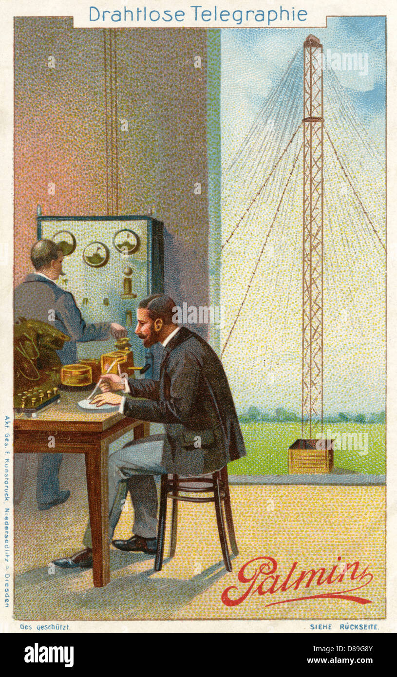 Operating a Telegraph Stock Photo - Alamy