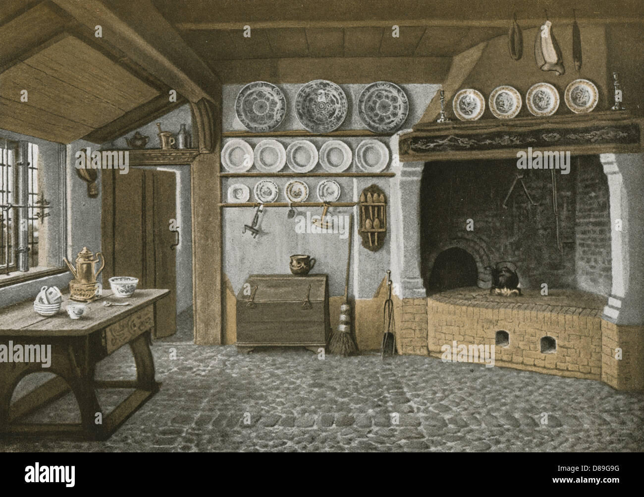 Kitchen circa 1900 hi-res stock photography and images - Alamy