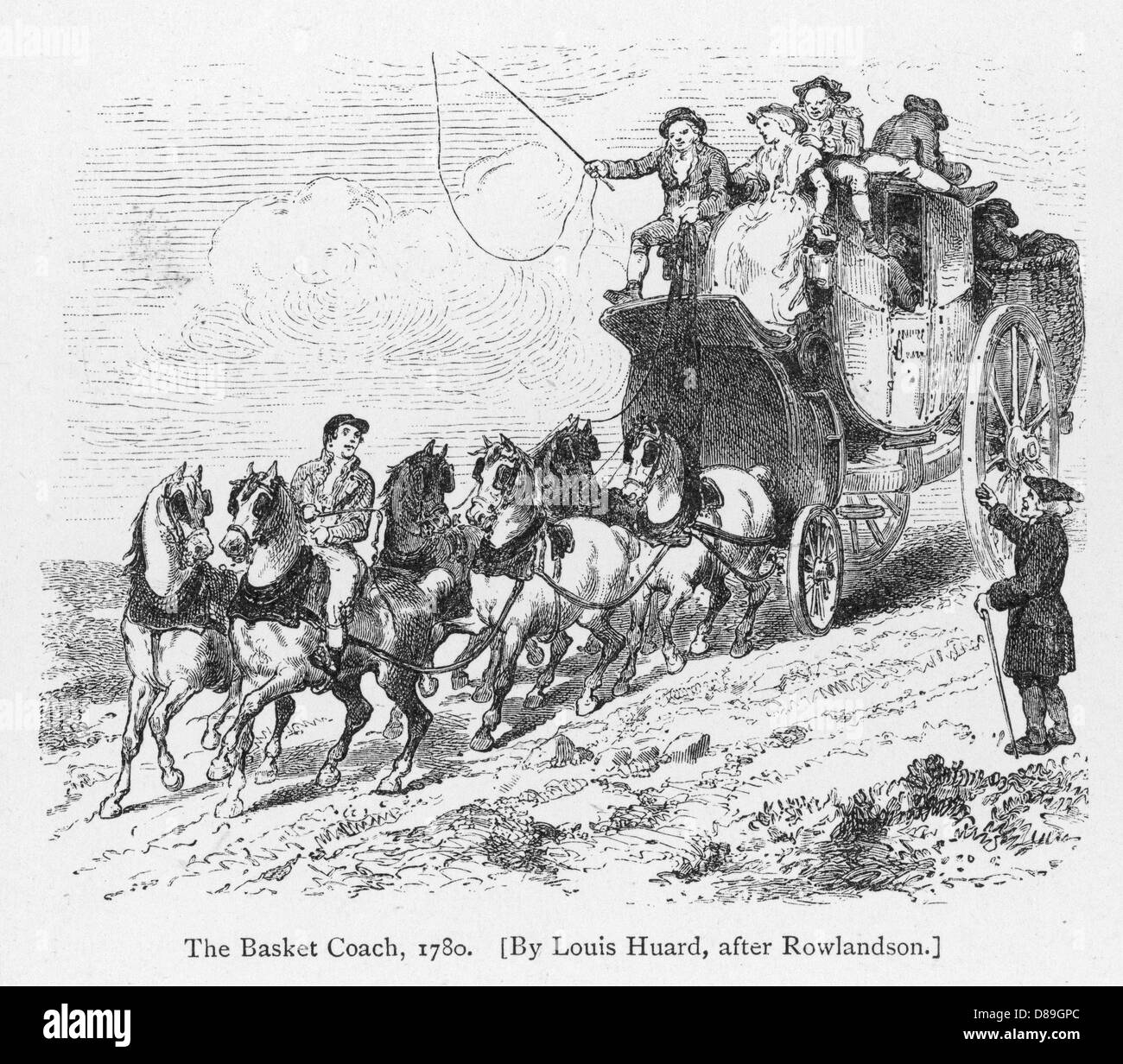 Basket Coach 1780 Stock Photo - Alamy