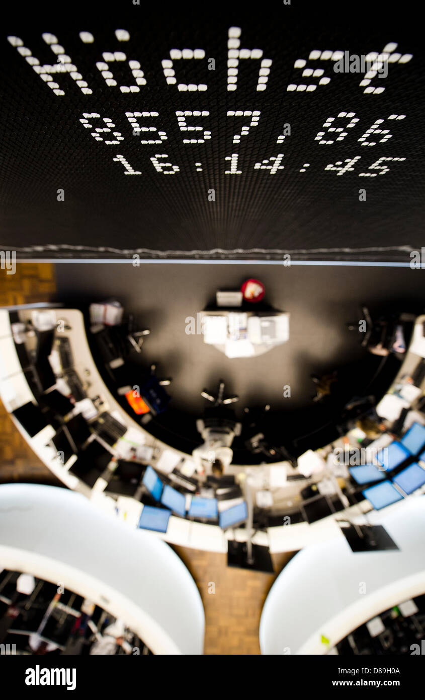 The day's high of the Dax (German share index) with 8557.86 points is ...