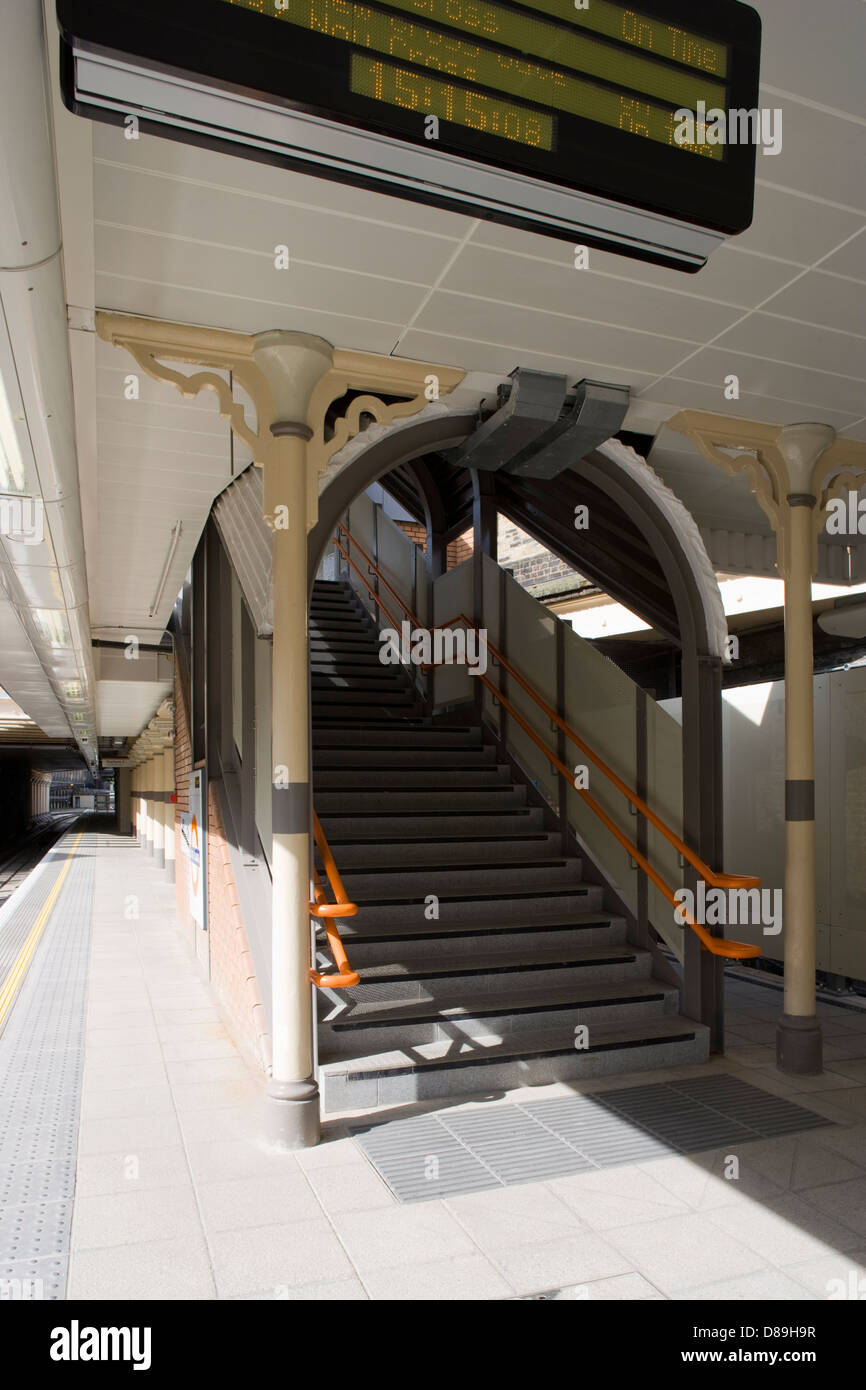 London Overground East London Railway Surrey Quays Station Stock Photo ...