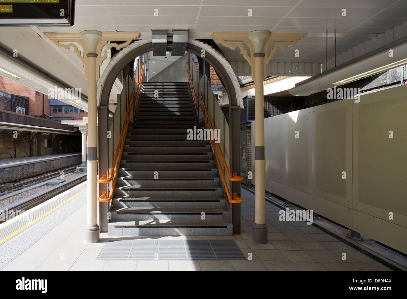 London Overground East London Railway Surrey Quays Station Stock Photo ...