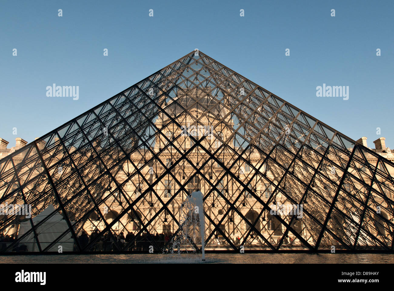 The Louvre Pyramid Stock Photo - Alamy