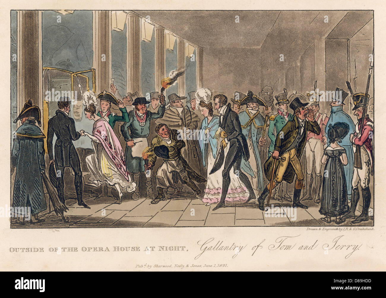 EGAN/LIFE IN LONDON/1821 Stock Photo - Alamy