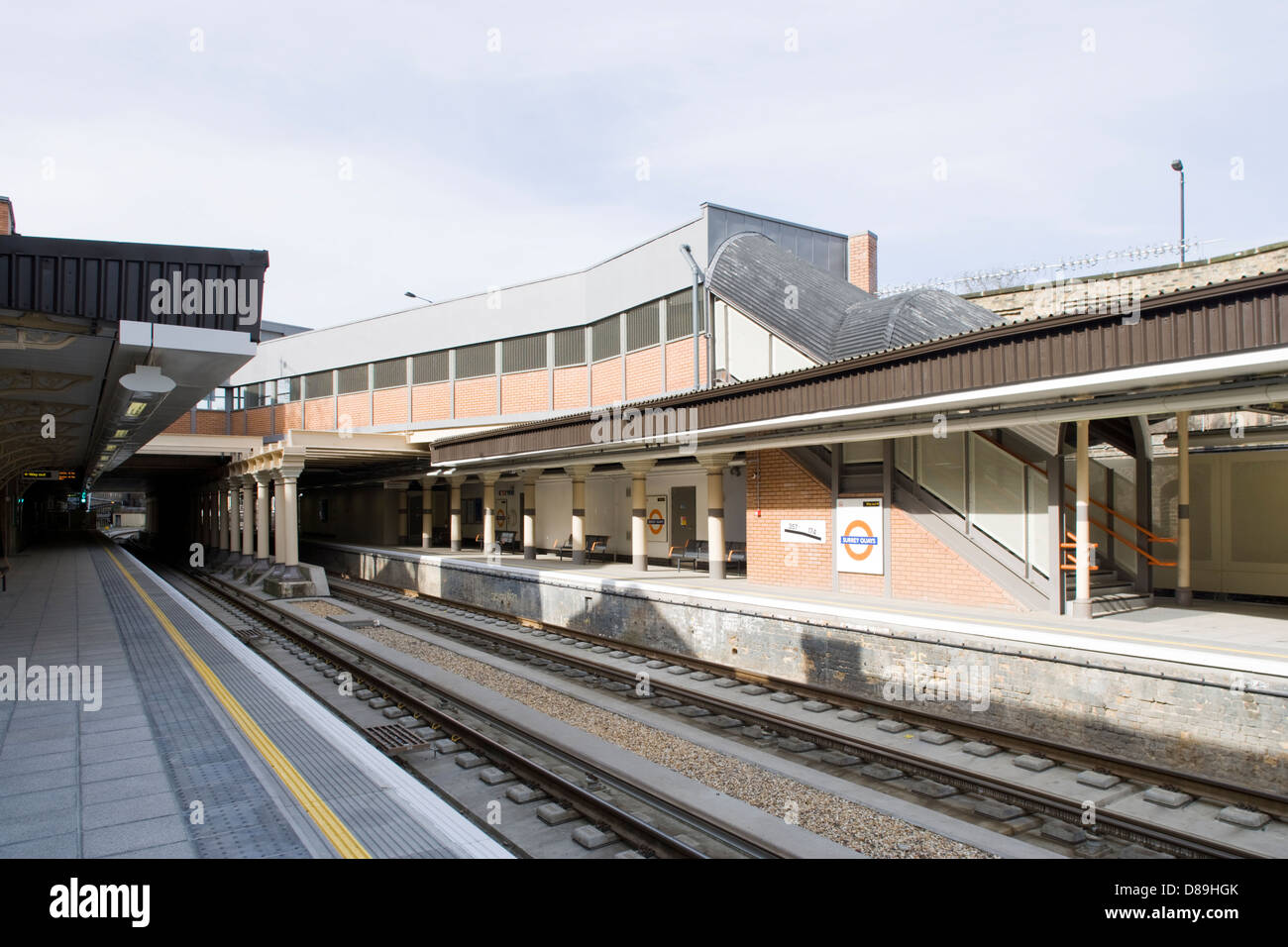 London Overground East London Railway Surrey Quays Station Stock Photo ...
