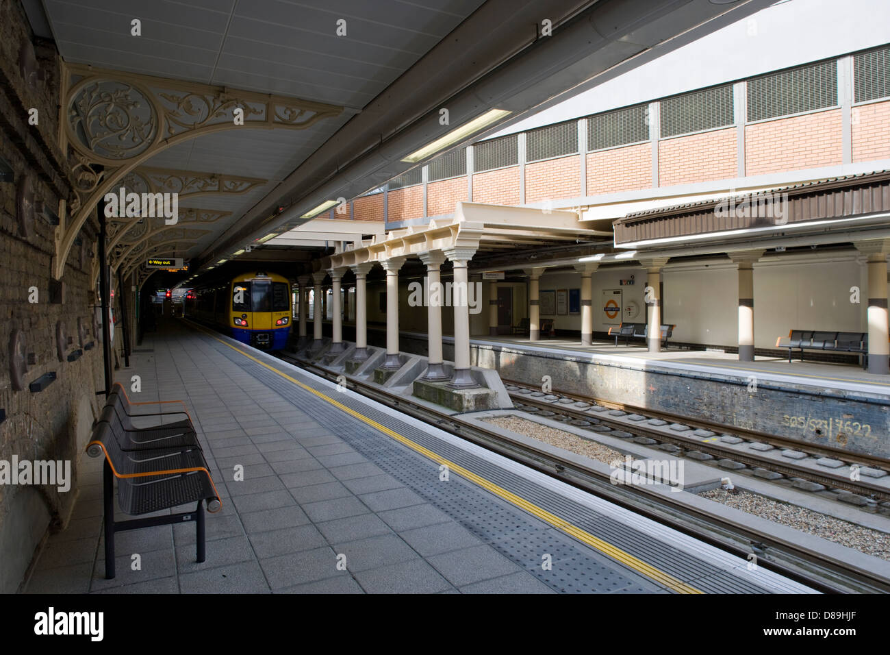 London Overground East London Railway Surrey Quays Station Stock Photo ...