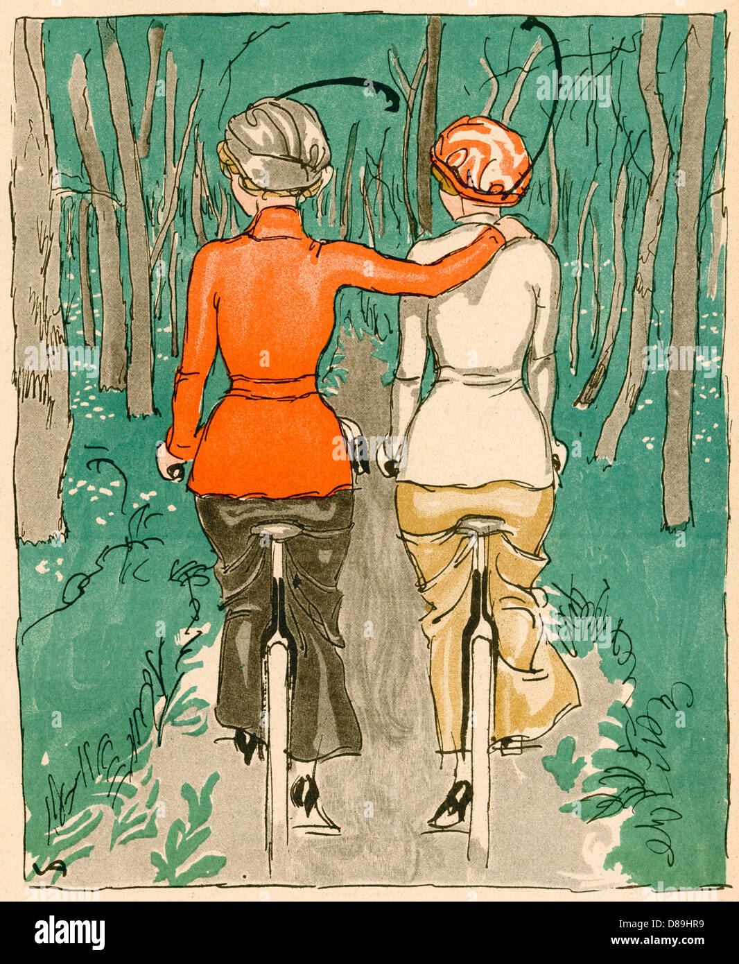 Two Danish Cyclists Stock Photo - Alamy