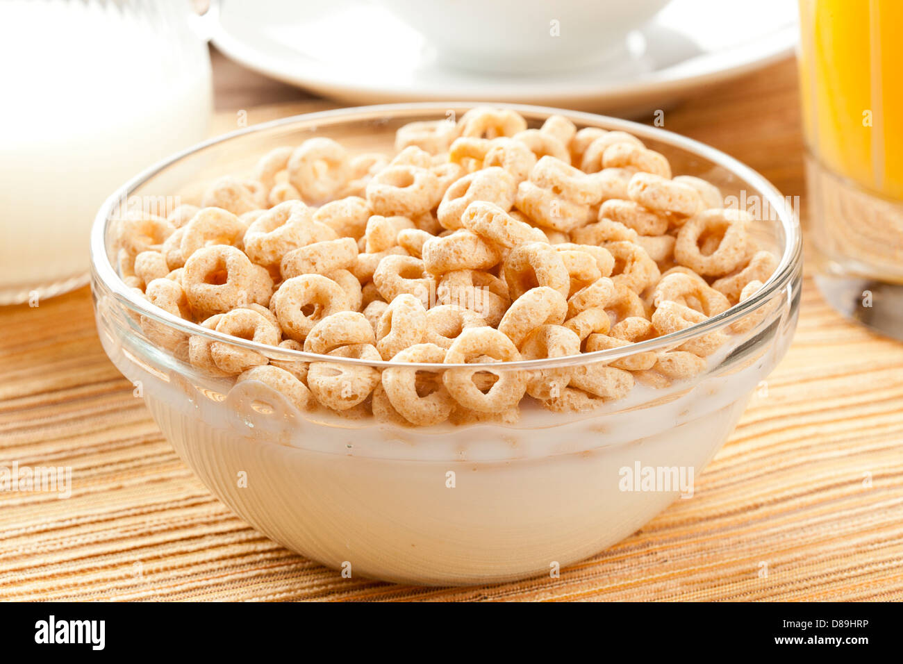 Organic Whole Wheat Cereal on a background Stock Photo - Alamy