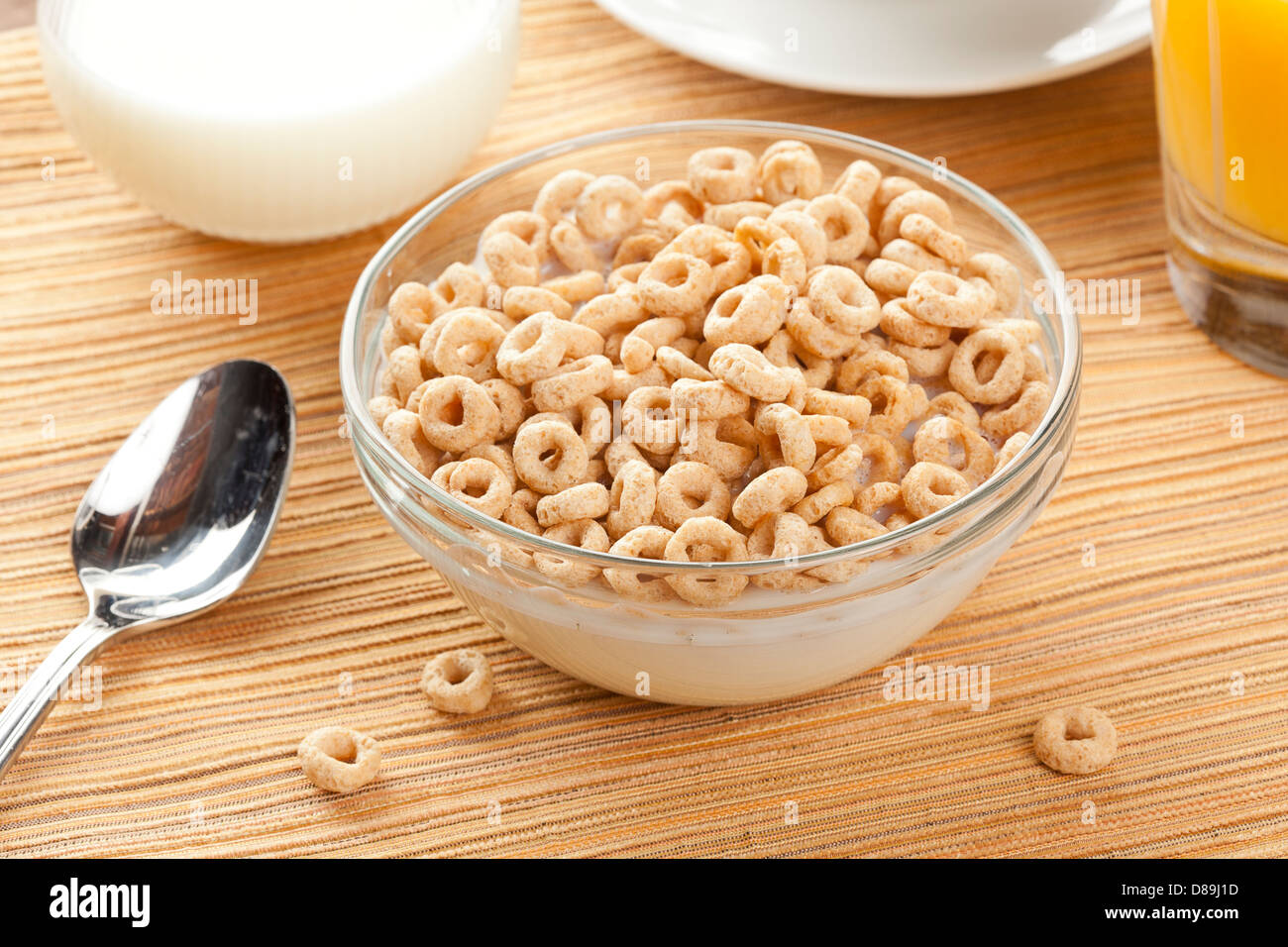 Organic Whole Wheat Cereal on a background Stock Photo - Alamy