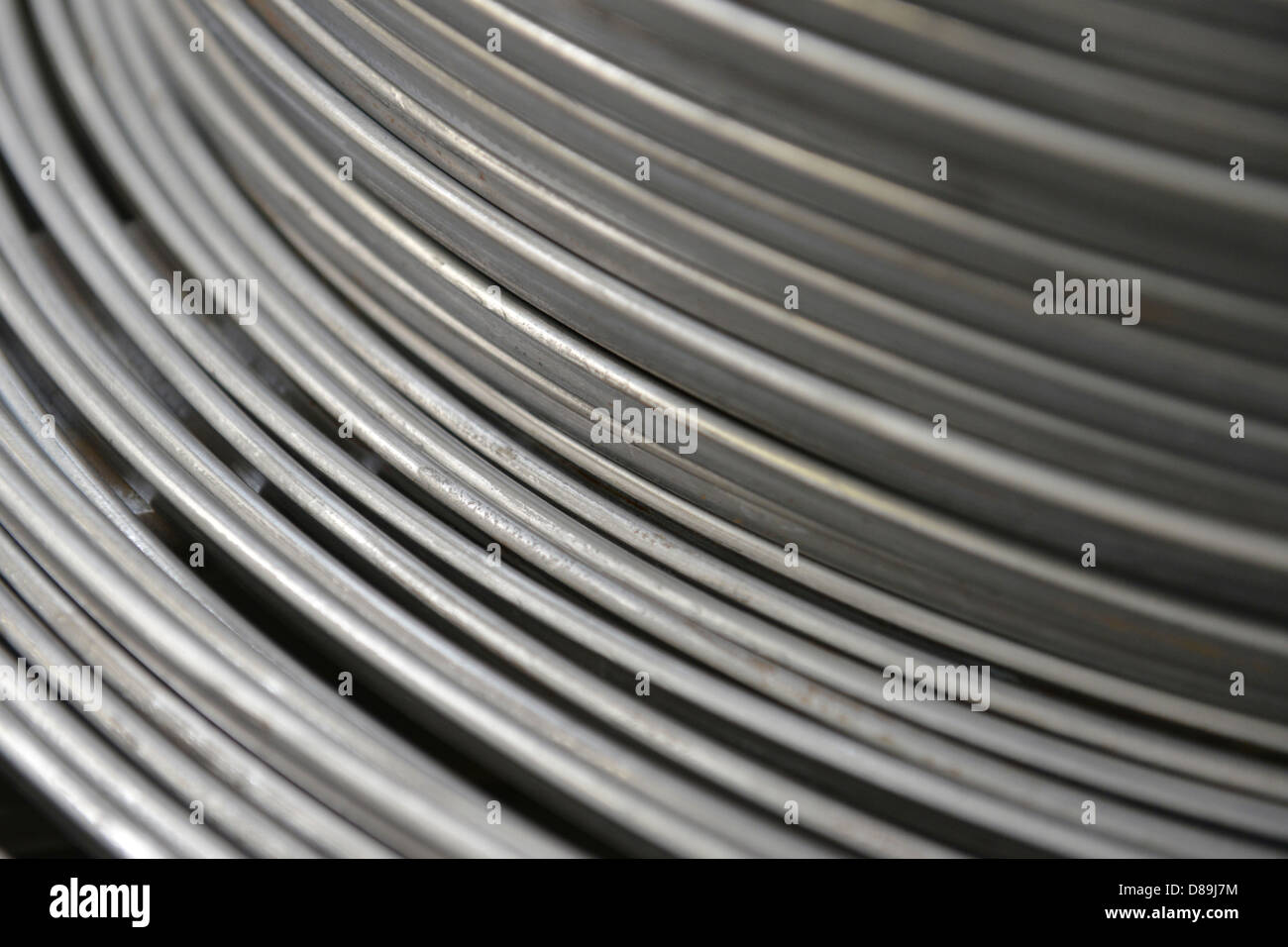 A coil or roll of industrial steel Stock Photo - Alamy