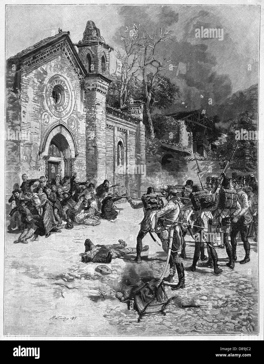 Uprising in Naples, Italy Stock Photo - Alamy