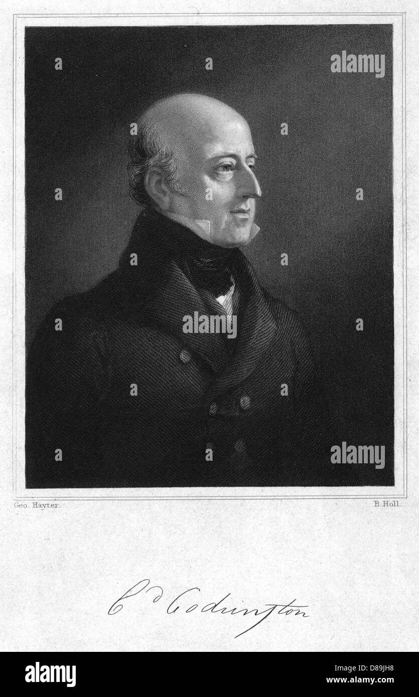 SIR EDWARD CODRINGTON Stock Photo - Alamy