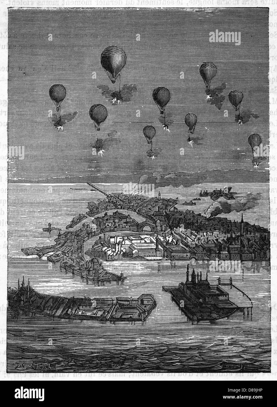 Aerial Attack On Venice Stock Photo - Alamy