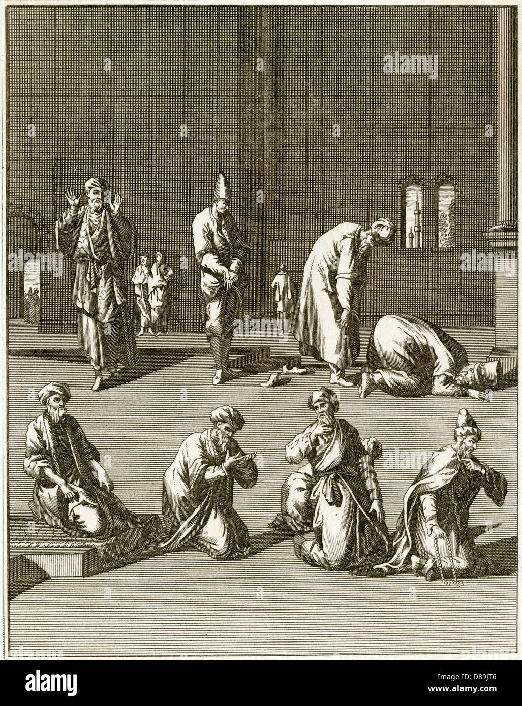 MOSLEMS AT PRAYER Stock Photo - Alamy