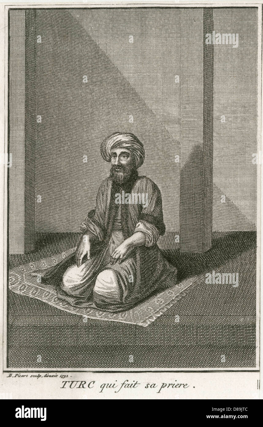 TURK AT PRAYER Stock Photo - Alamy