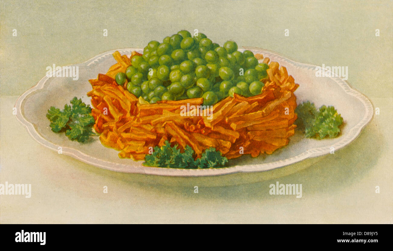 CHIPS AND PEAS Stock Photo - Alamy