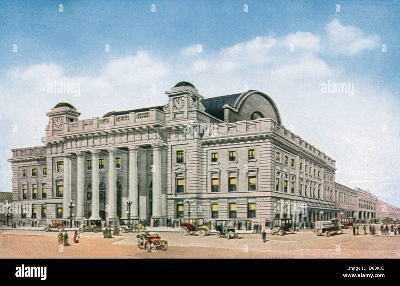 CHICAGO RAILWAY STATION Stock Photo - Alamy