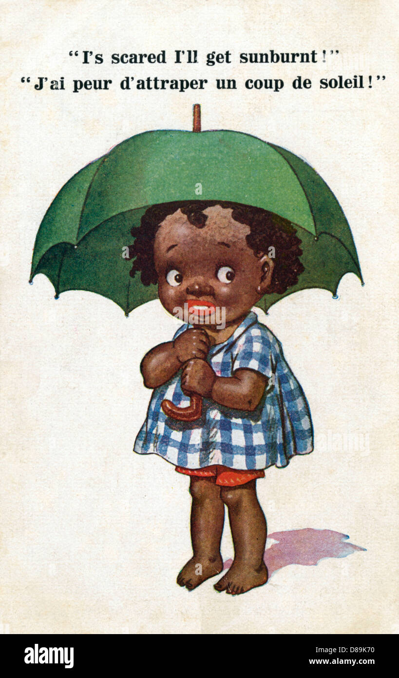 BLACK GIRL AND SUNBURN Stock Photo - Alamy