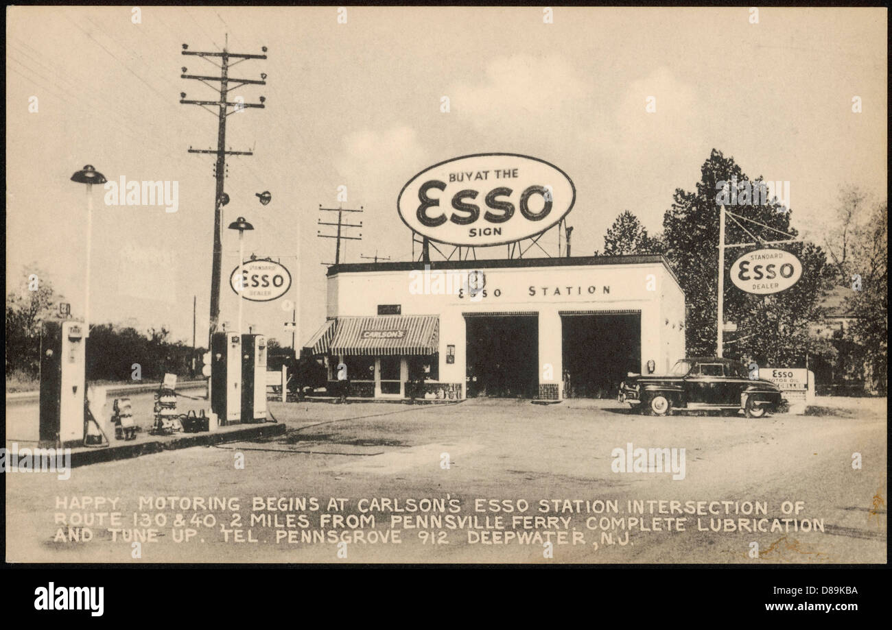 Esso service station hi-res stock photography and images - Alamy