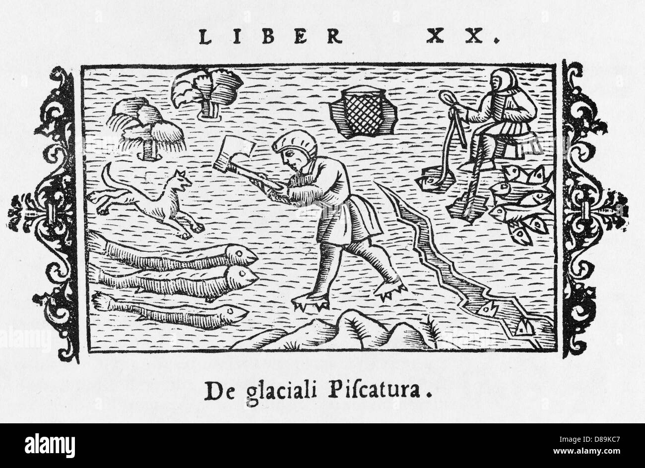 Two fishermen net fish Black and White Stock Photos & Images - Alamy