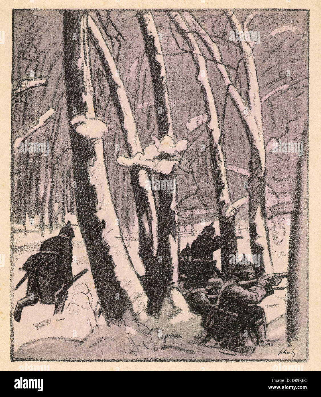 GERMANS IN SNOW Stock Photo - Alamy