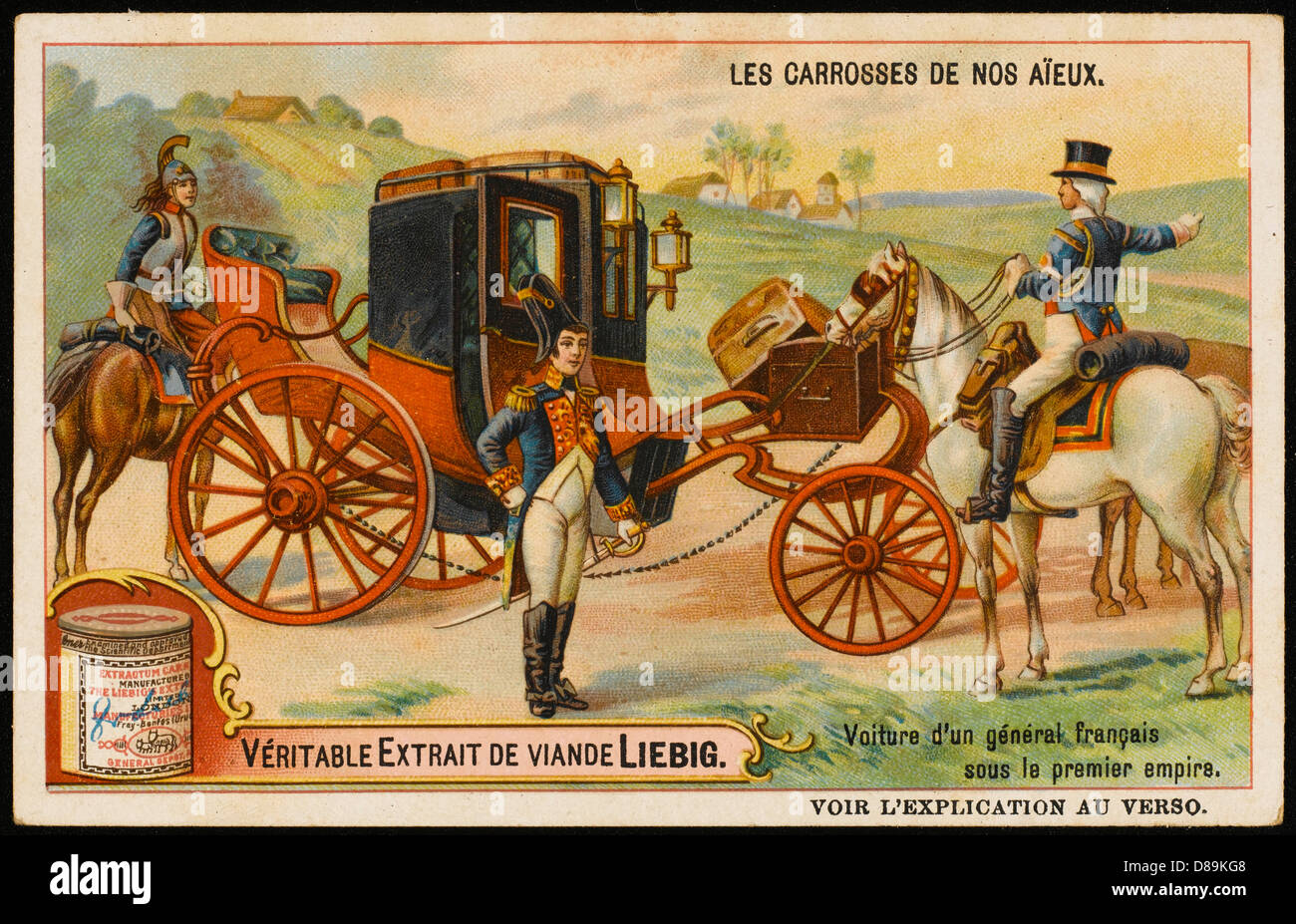 French Generals Carriage Stock Photo - Alamy