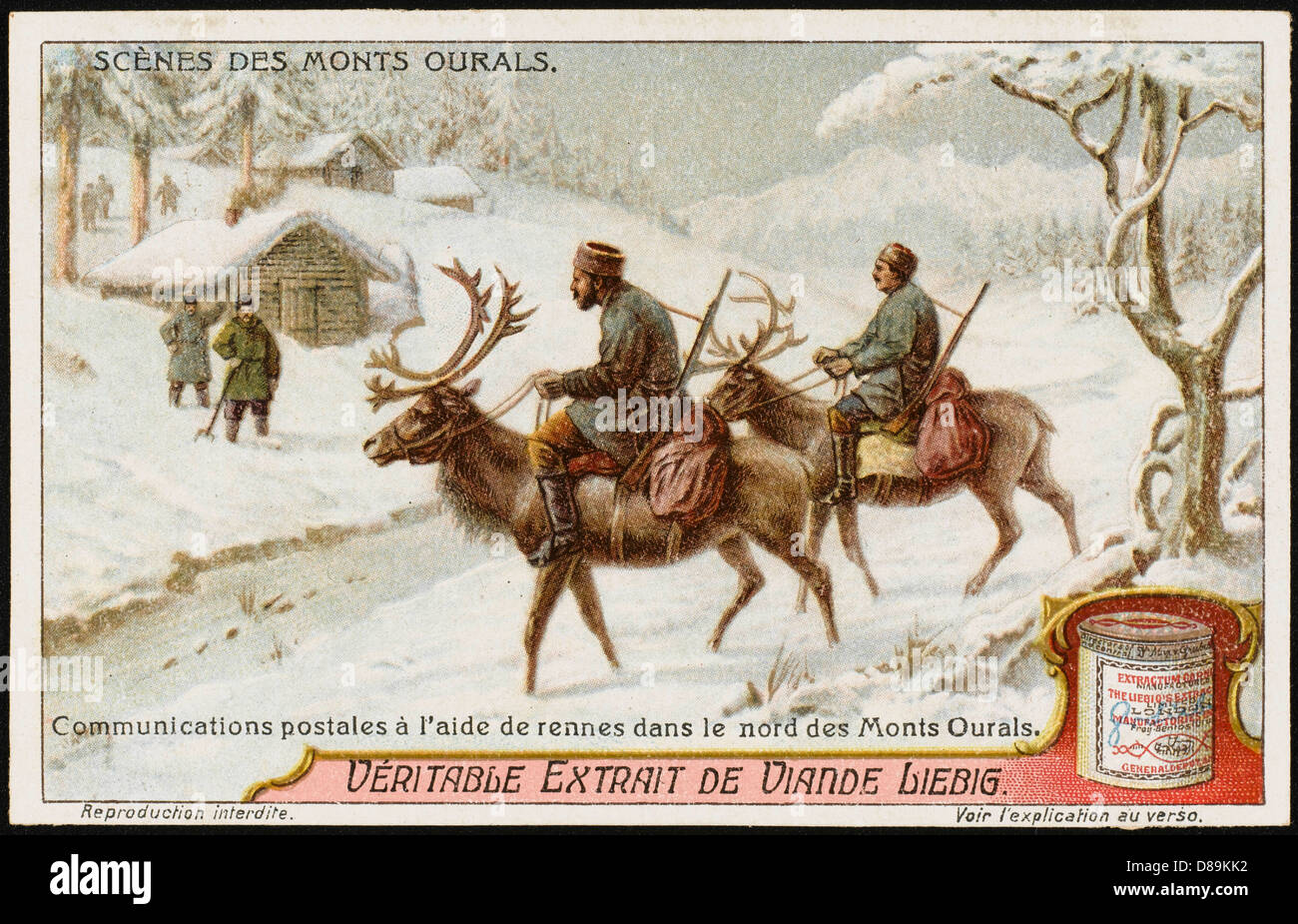 REINDEER USED FOR MAIL Stock Photo - Alamy