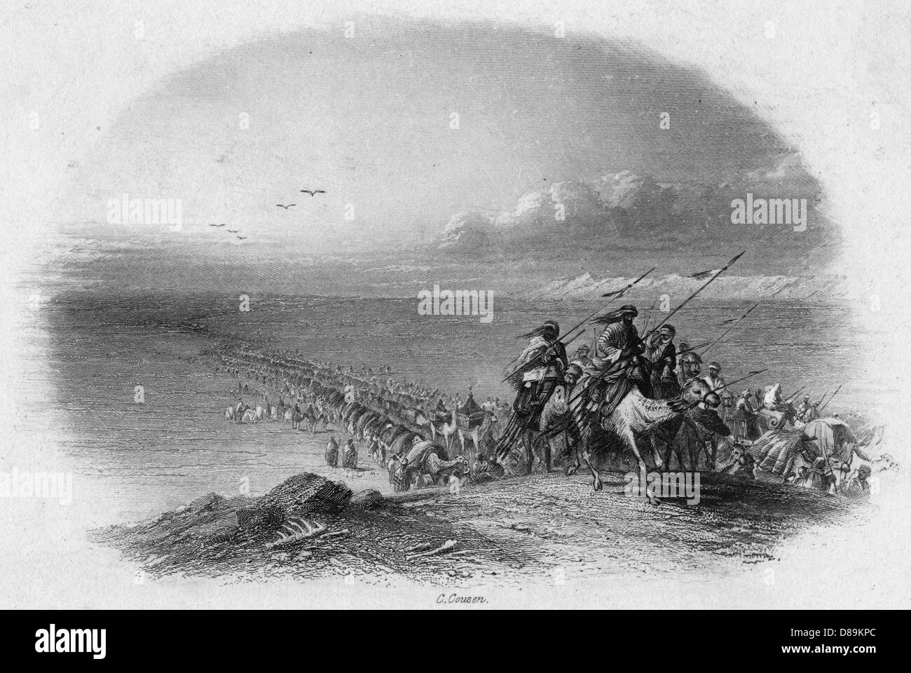 Caravan of pilgrims hi-res stock photography and images - Alamy