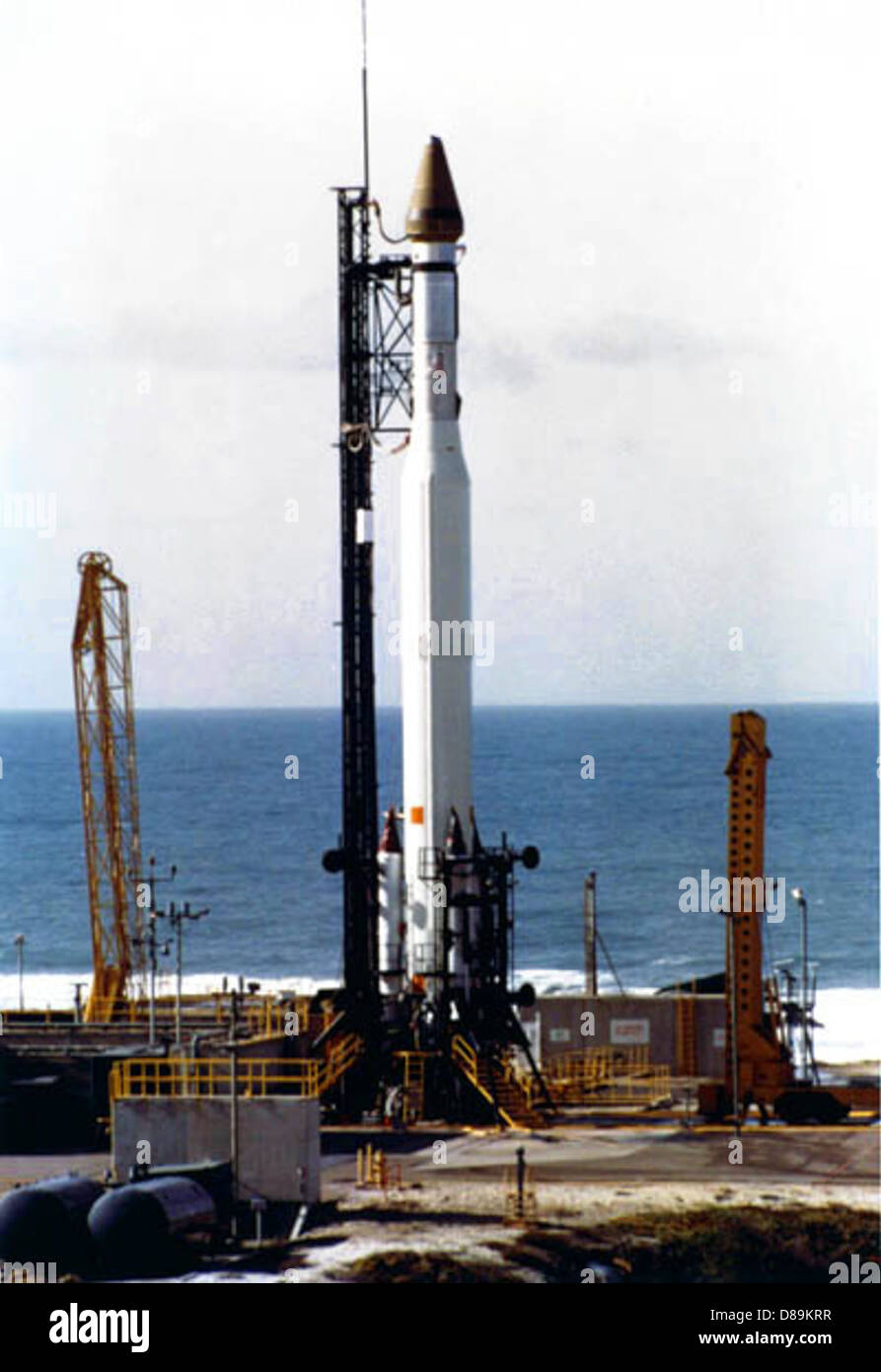 The Thorad Agena-D rocket successfully launched the POPPY satellite for ...