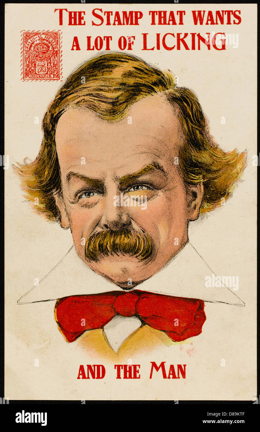 LLOYD GEORGE CARD Stock Photo - Alamy