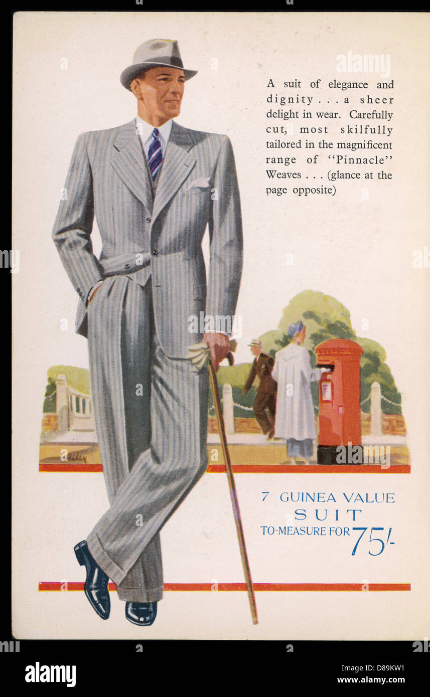 7-GUINEA SUIT 1939 Stock Photo - Alamy