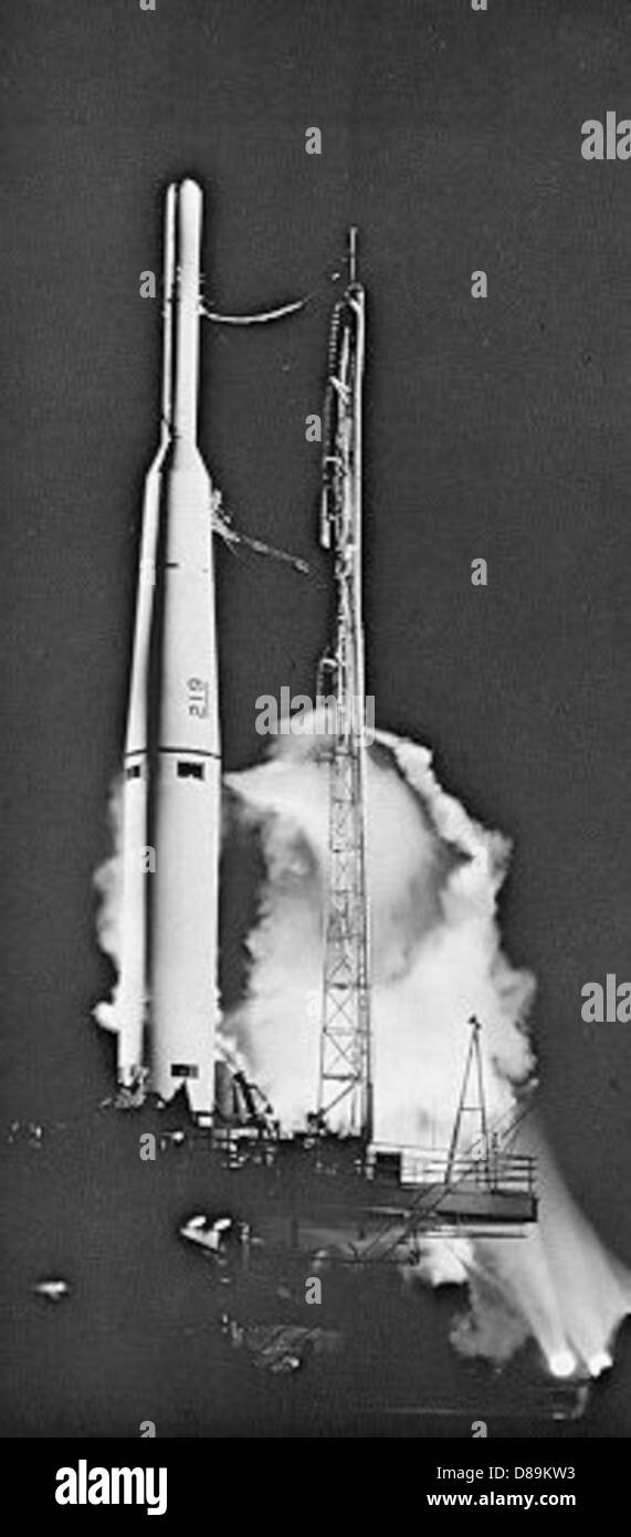 Thor Able IV Pioneer 5 3 Stock Photo - Alamy