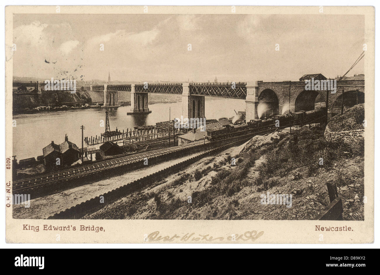 King Edward Bridge Newcastle Stock Photo - Alamy