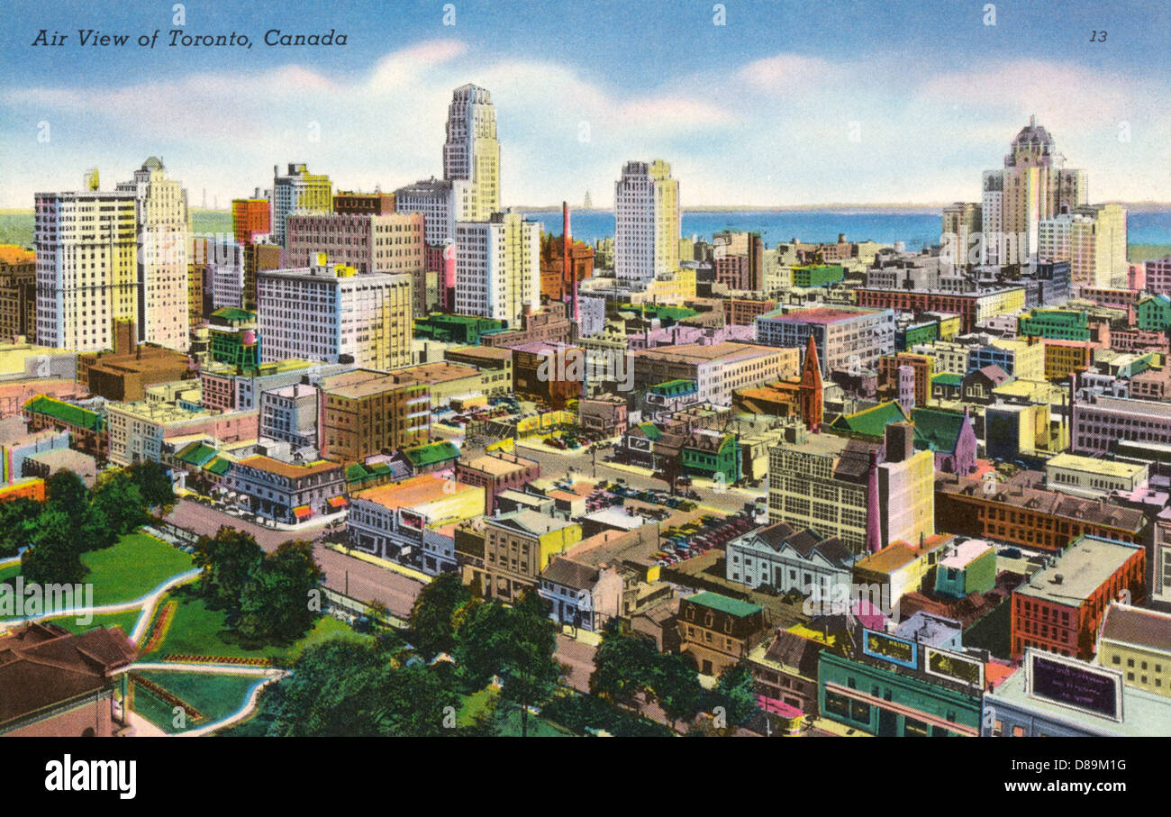 TORONTO GENERAL VIEW Stock Photo - Alamy
