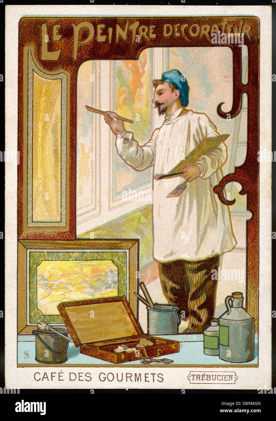 Painter wearing cap hi-res stock photography and images - Alamy