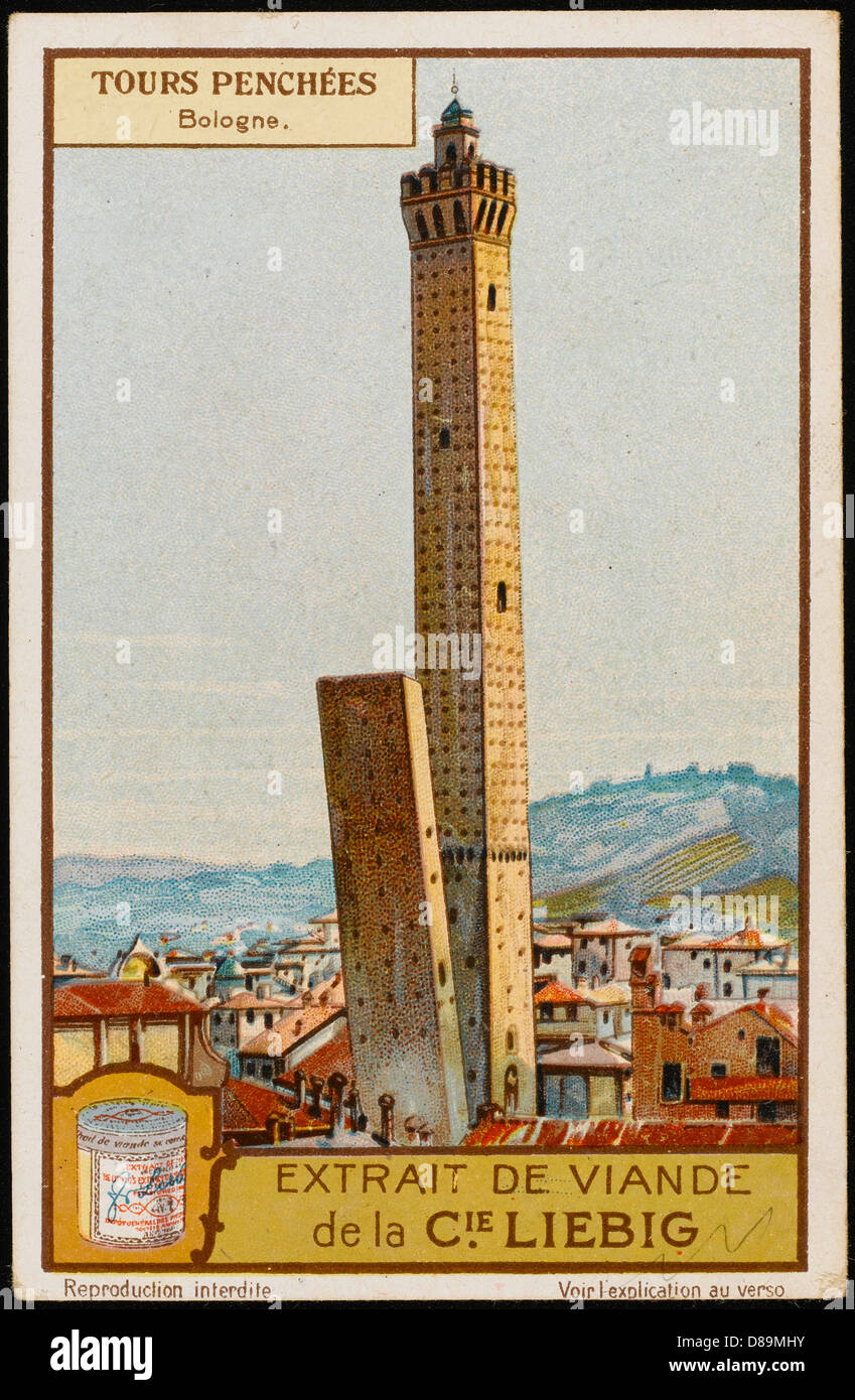Leaning Tower, Bologna, Italy Stock Photo - Alamy