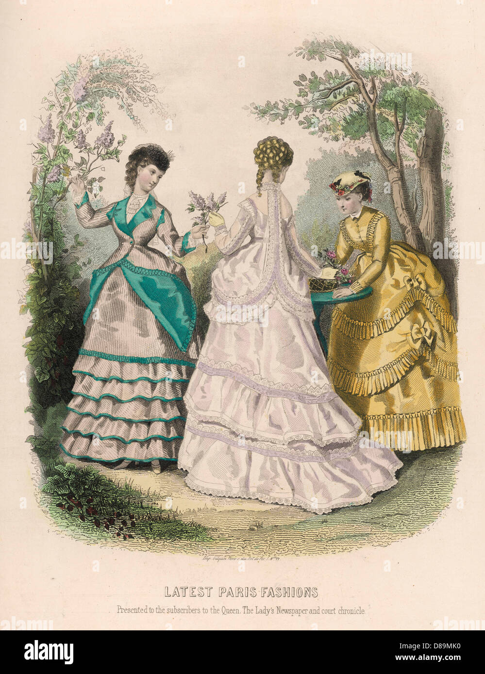 Costume May 1869 Stock Photo - Alamy