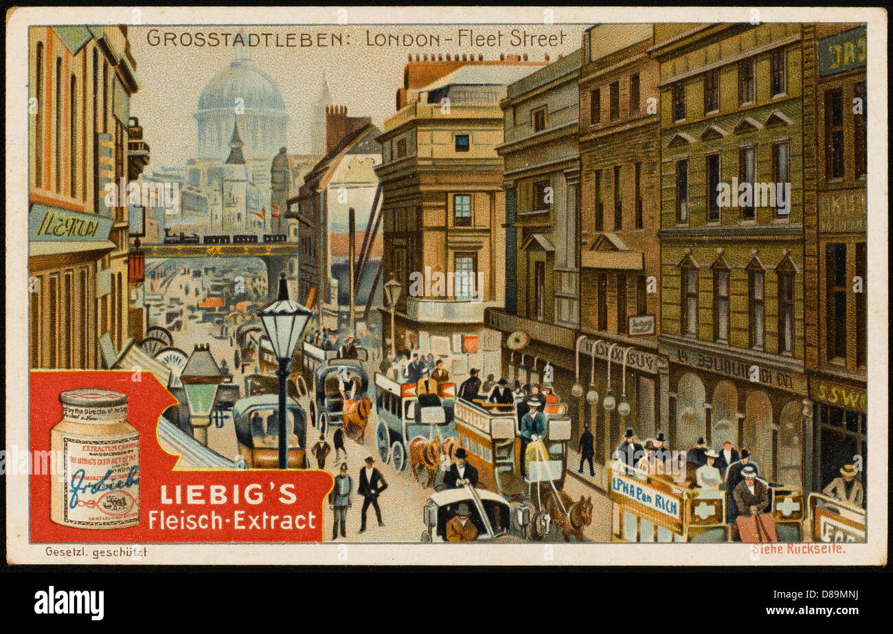 FLEET STREET (LIEBIG Stock Photo - Alamy